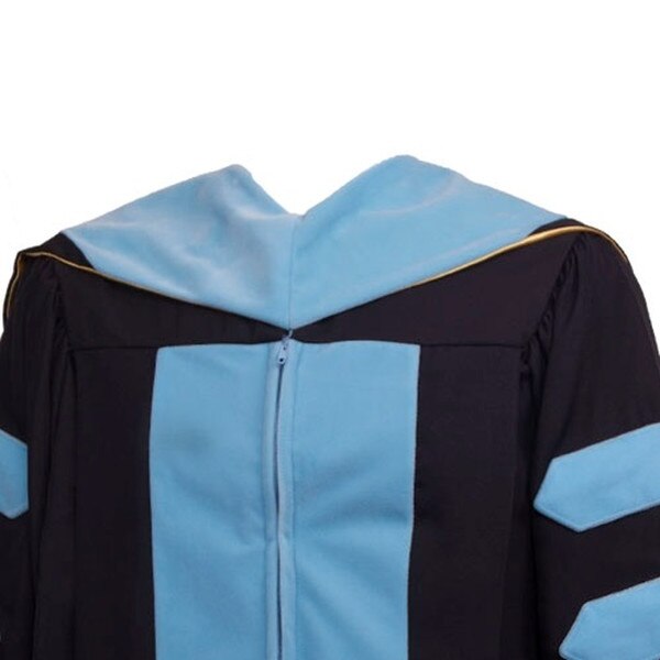 Doctoral Light Blue EDD Velvet Hood Blue - Light