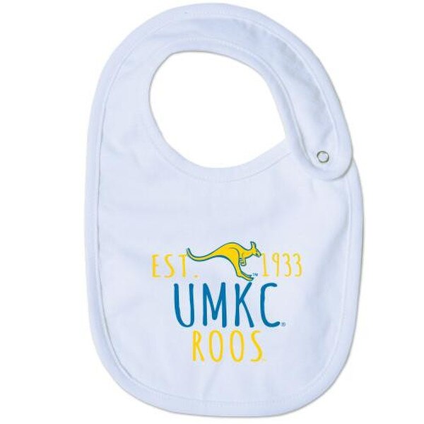 UMKC Roos Infant White Bib
